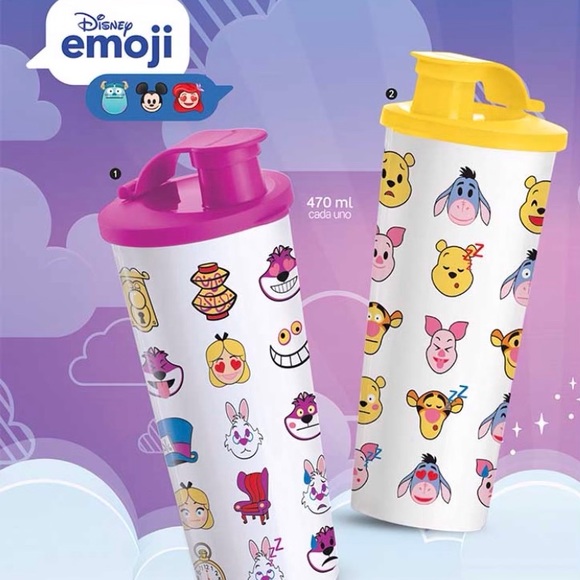 Tupperware | Kitchen | Tupperware Disney Emoji Tumblers Set Of 2 | Poshmark